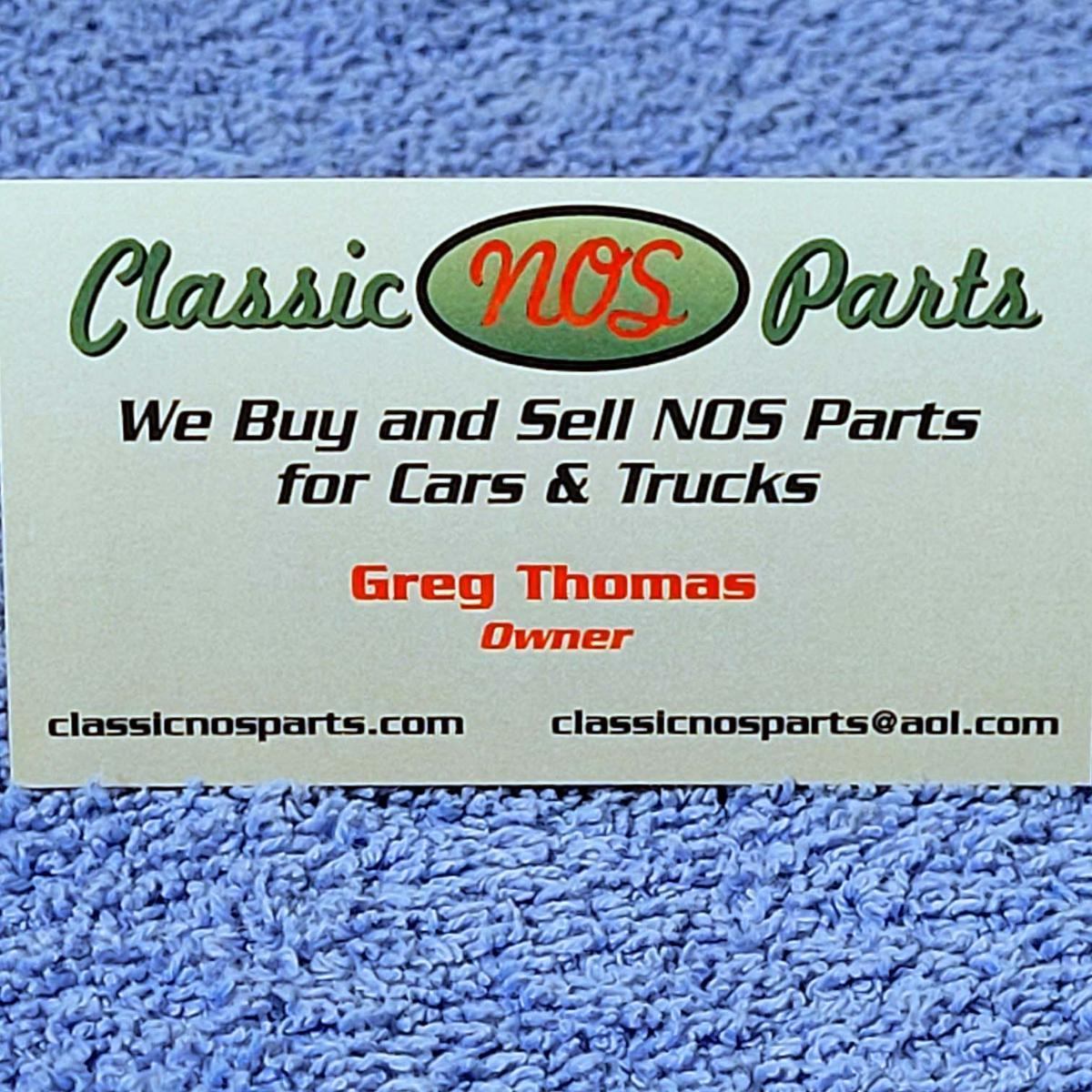 1961 Mercury Meteor Below Trunk Lid Rear Finish Panels Kit NOS - Ford ...