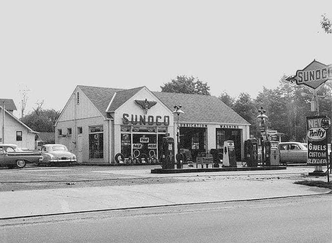 Haddonfield Sunoco - Period Photos - Post WWII - Antique Automobile ...