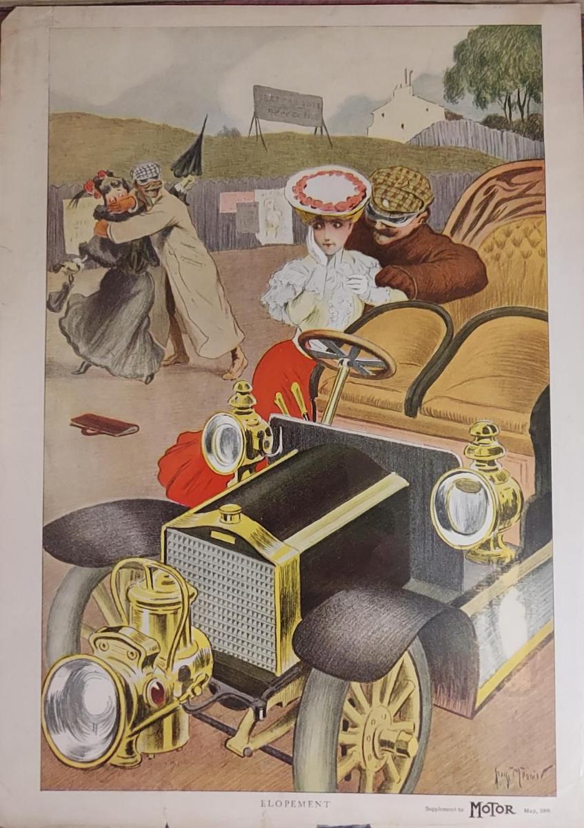 Prints from early (1907-1908) MoToR Magazine - Memorabilia, Toys, Art ...