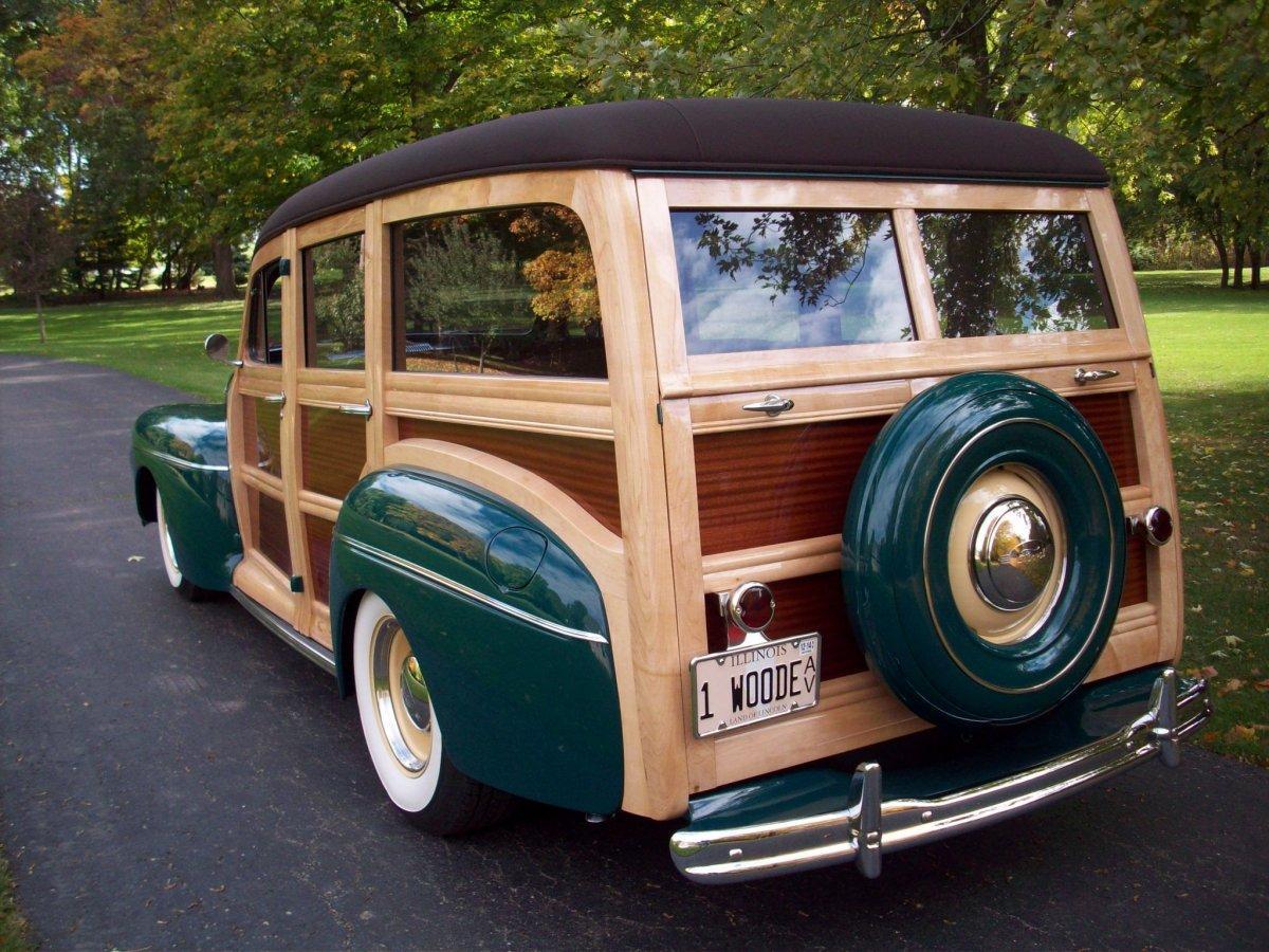 1941 Ford Super DeLuxe Woody Wagon roof material - National Woodie Club ...