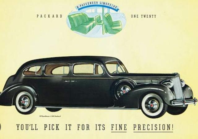 For Sale: 1938 Packard Eight 4dr Sedan, 7-passenger, Model 1602, 148 ...