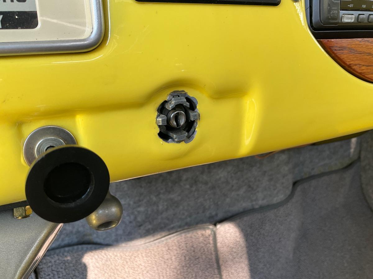 How do I attach this key switch bezel? 1948 Ford F1 - Technical ...