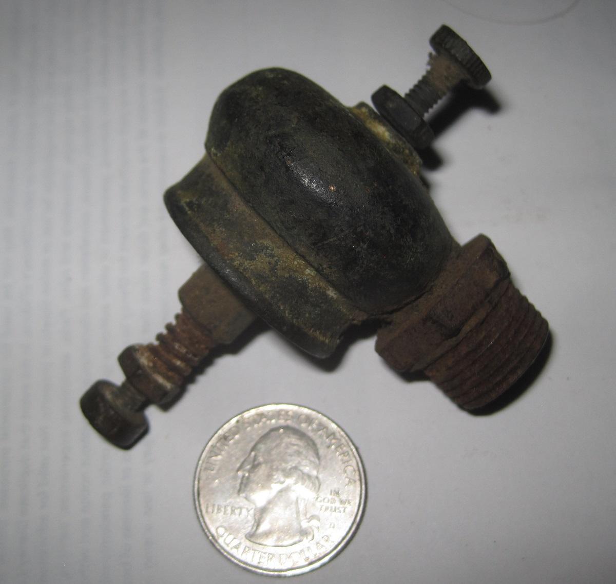 Brass Valve - Very Early Carburetor Part? - What is it? - Antique ...