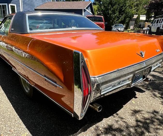 For Sale: 1972 Cadillac Coupe Deville, 34K miles, metallic orange ...