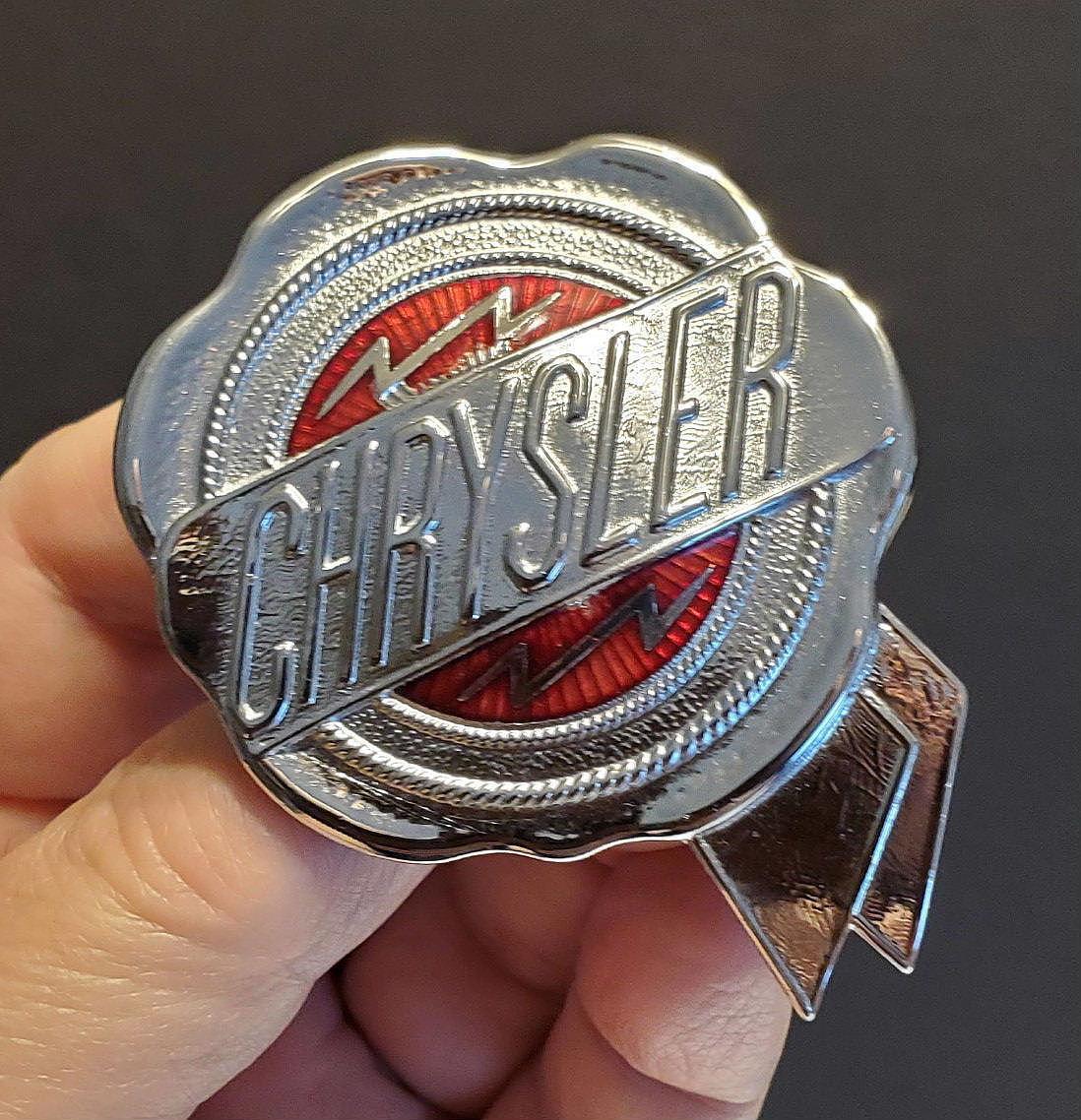 Chrysler, DeSoto, Dodge, Dodge Brothers Prewar Enamel Radiator Emblems ...