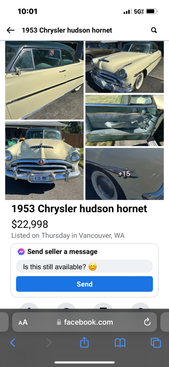1953 Chrysler Hudson Hornet, not mine. - "Not Mine" Automobiles For ...