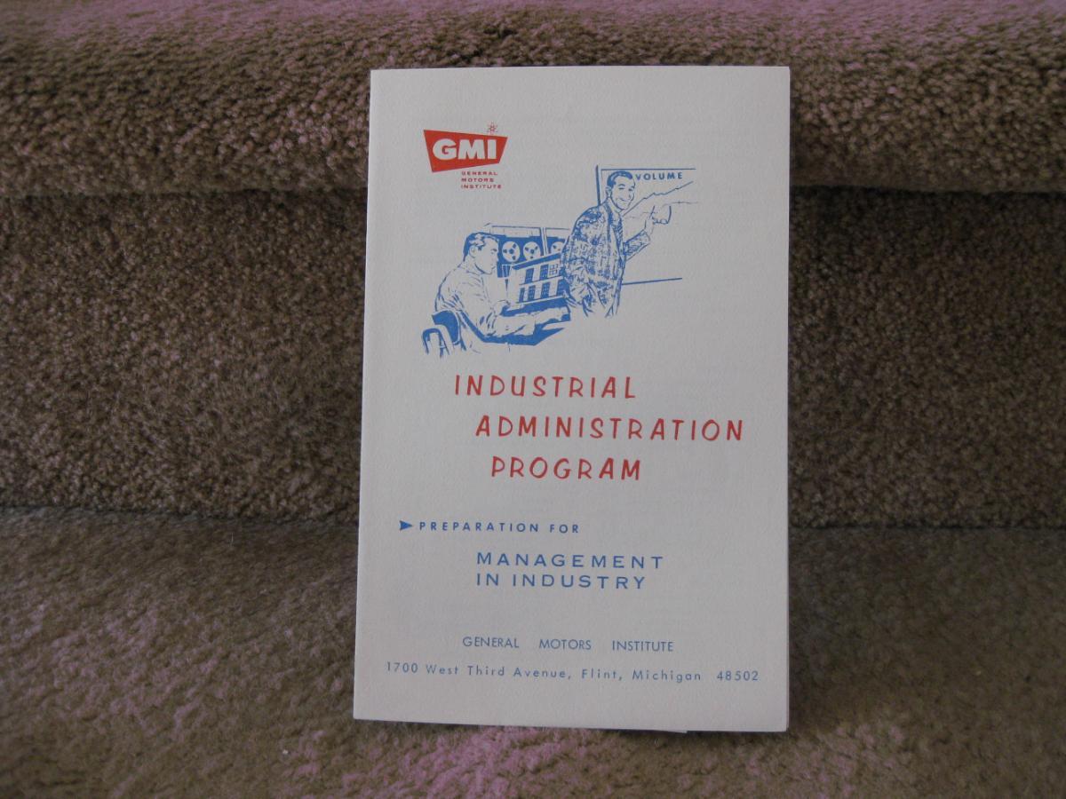 FS: 1969 General Motors Institute prospective student overview book GMI ...