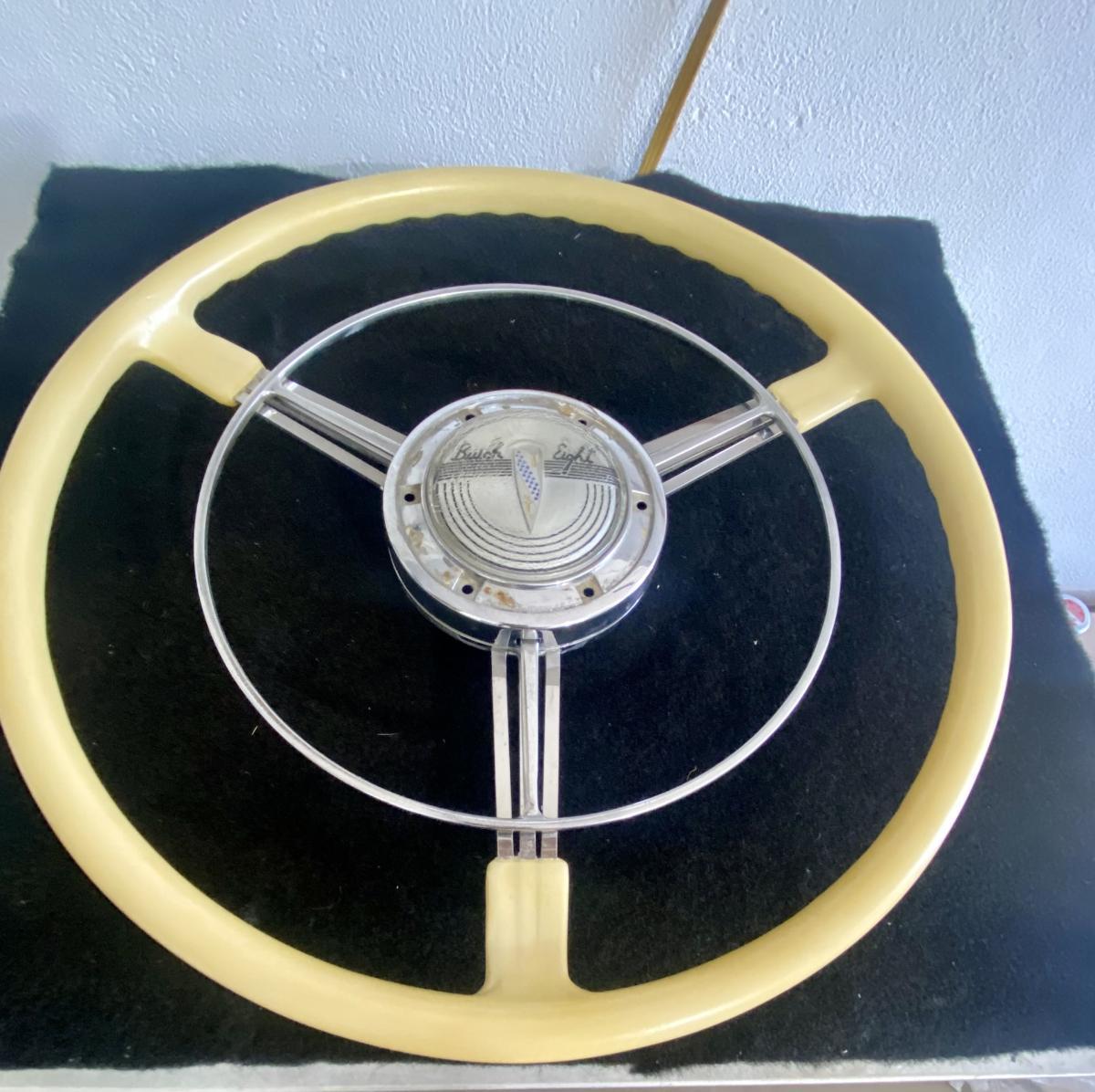 1941-1947 Recast Steering Wheel Hub and Ring included - Buick - Buy ...