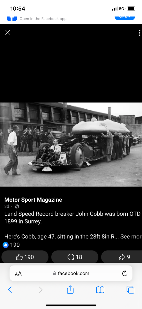 Wheels - I assume the wheels on this speed car were custom made ...
