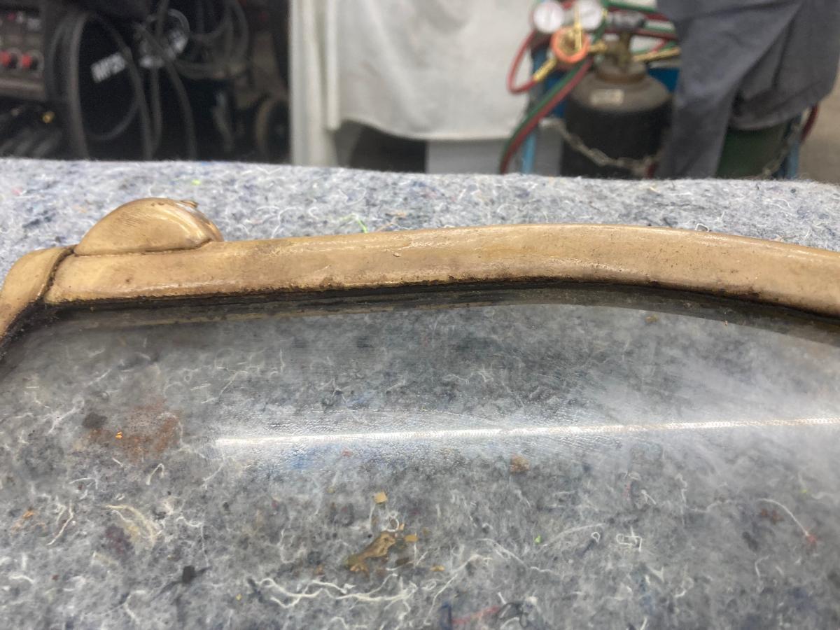 Suggestions for removing 100 year old windshield glass from its channel ...