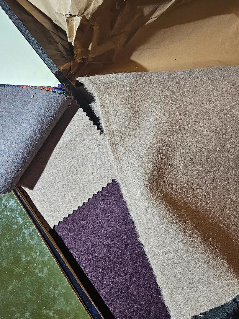 FS: Maroon and Tan, custom matched broadcloth for 46-49+ Chryslers ...