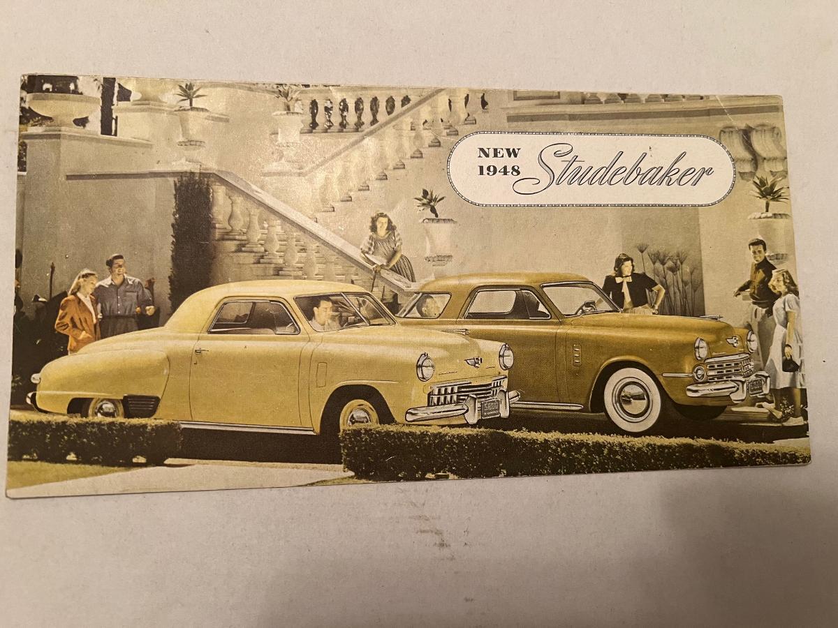 1948 Studebaker Sales Trifold: Champion, Commander, LandCruiser ...
