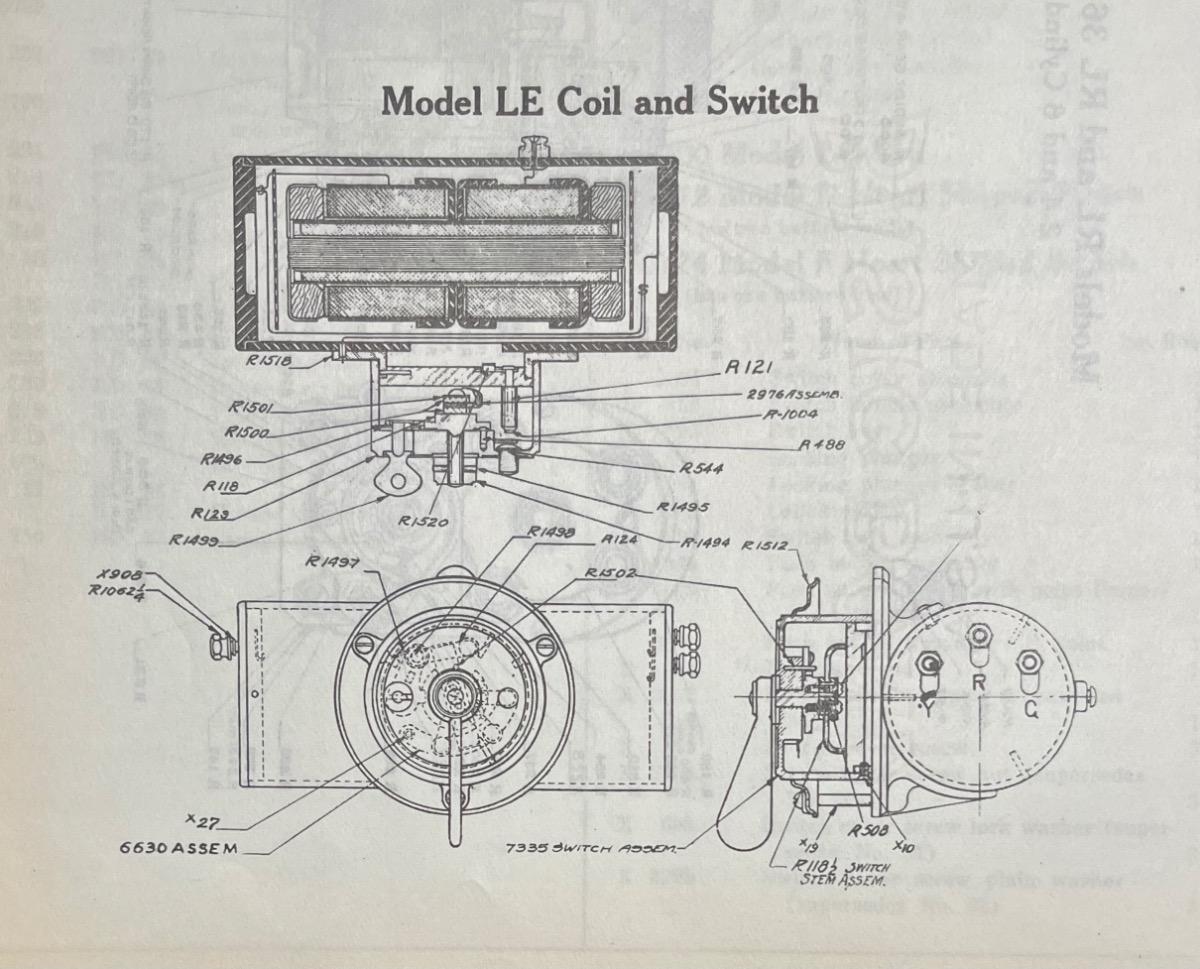 Early ignition switch coil backed. - What is it? - Antique Automobile ...