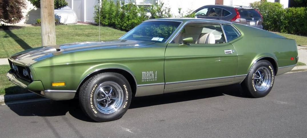 For Sale: 1972 Ford Mustang Mach 1, 351 C "Q" code 4-speed, Ivy glow ...