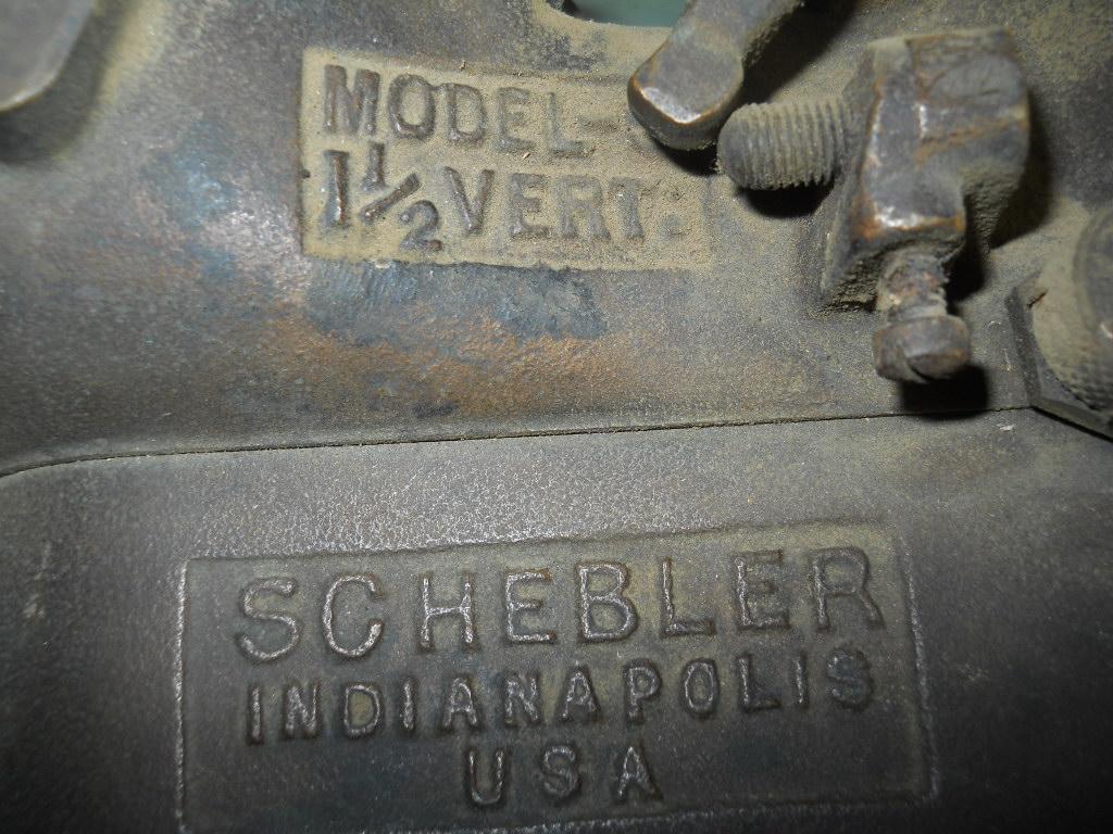 Schebler 1-1/2 inch carburetor fitment? IDed as Marmon model 75 Thanks ...