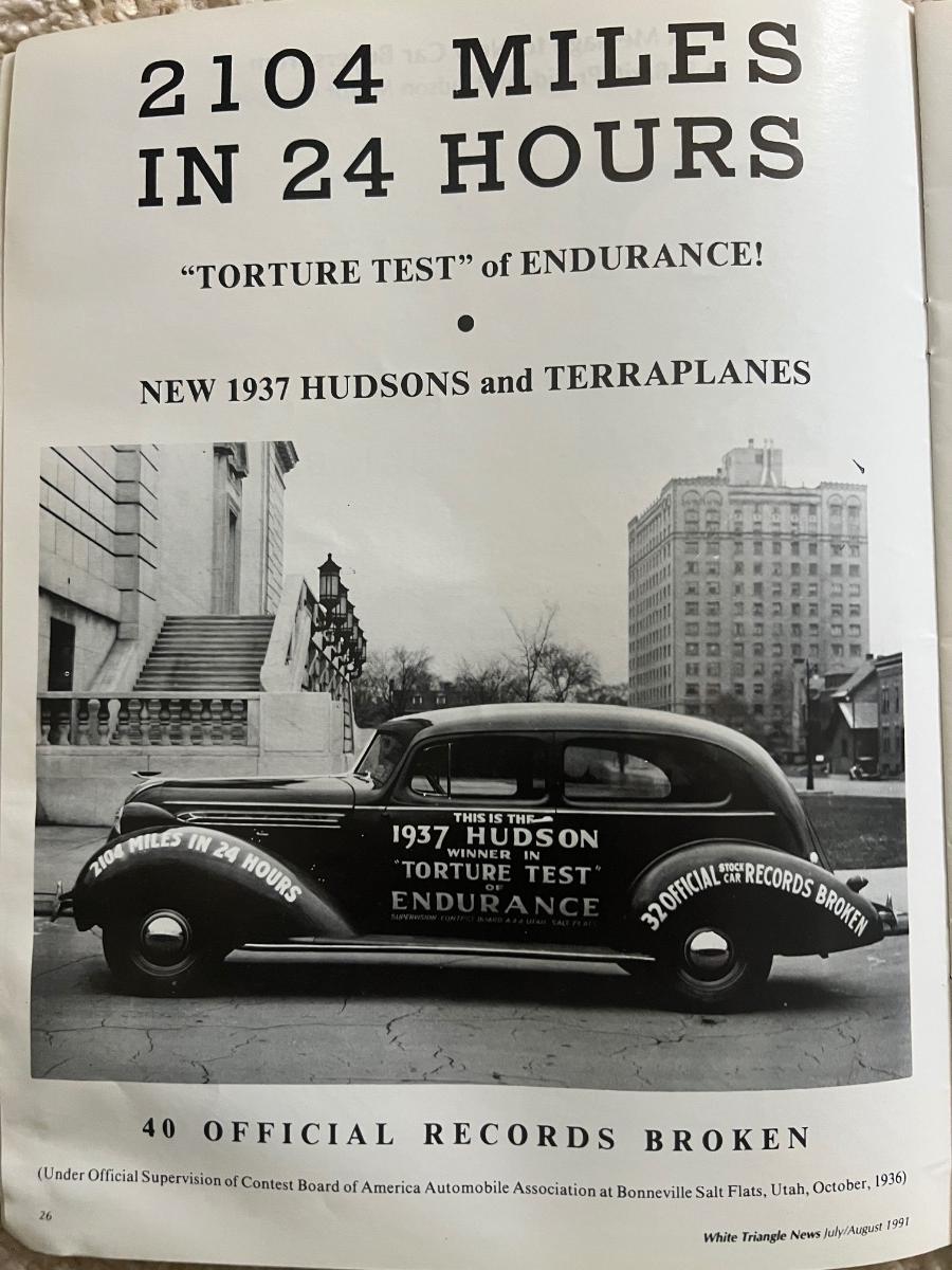 For Sale: 1937 Hudson Terraplane 4dr Sedan - $14,500 - Harrison Hot ...