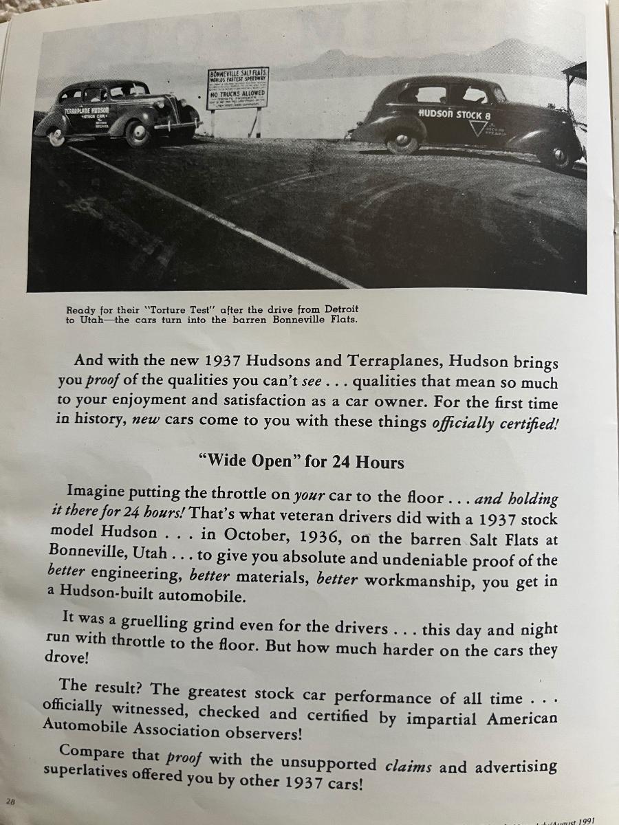 For Sale: 1937 Hudson Terraplane 4dr Sedan - $14,500 - Harrison Hot ...