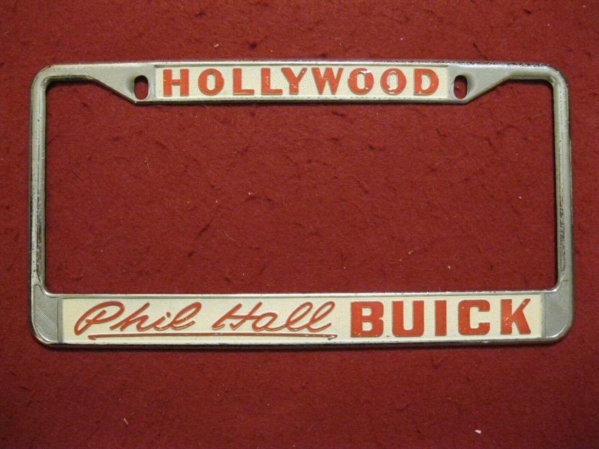 1955 California Buick Dealer License Plate Frame - Parts For Sale ...
