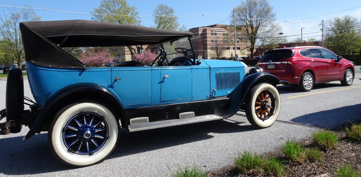 Darkening a tired Convertible Top - Buick - Pre War - Antique ...
