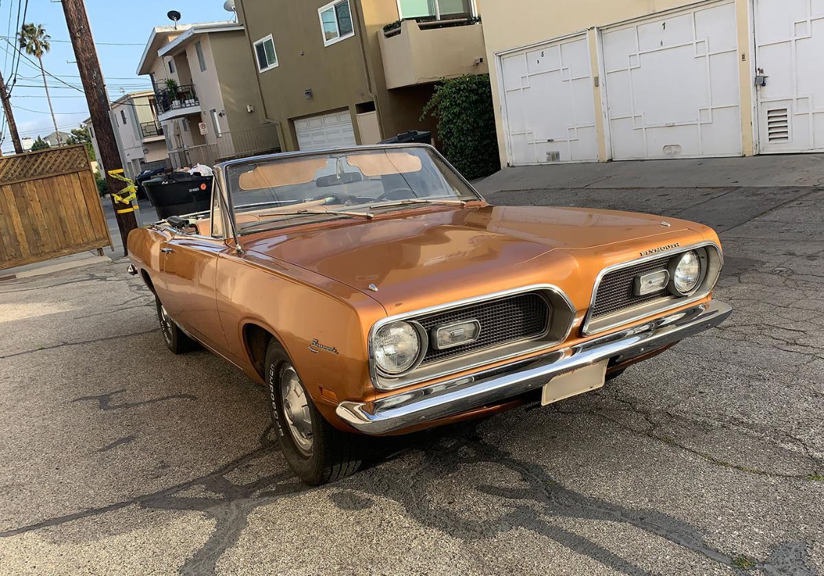 FS - 1969 Plymouth Barracuda Convertible with low miles, clean title ...