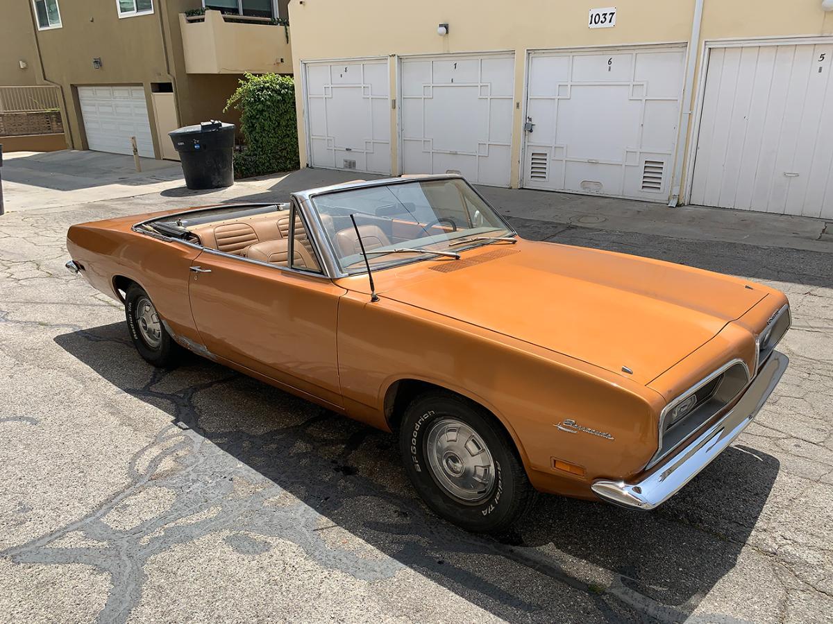 FS - 1969 Plymouth Barracuda Convertible with low miles, clean title ...