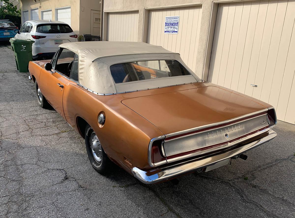 FS - 1969 Plymouth Barracuda Convertible with low miles, clean title ...