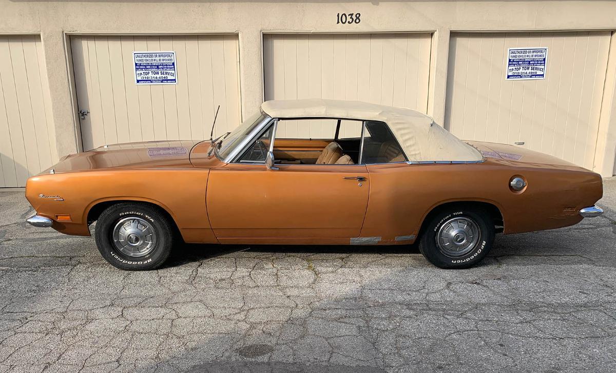 FS - 1969 Plymouth Barracuda Convertible with low miles, clean title ...