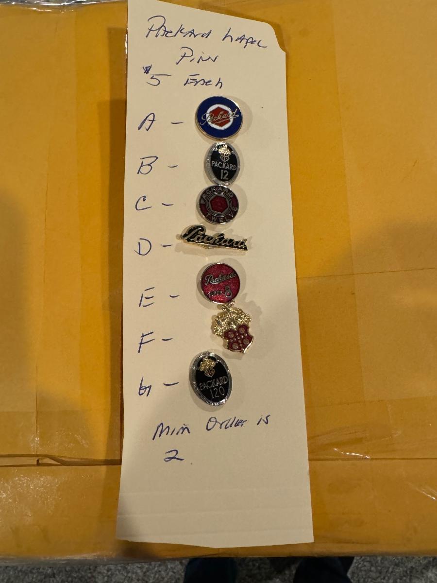 Packard lapel pins. / patch new old stock. vintage - Automobiles and ...