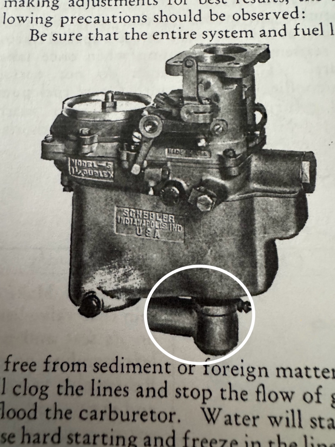 Schebler carburetor model S question - Cord L-29 - Antique Automobile ...