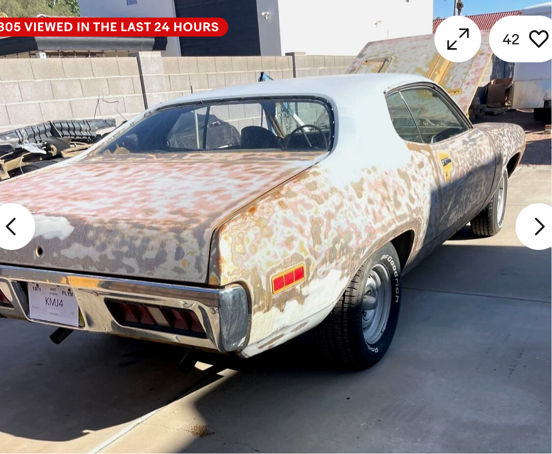 1971 PLYMOUTH Road Runner project | eBay | BIN $11,900 OBO | Phoenix ...