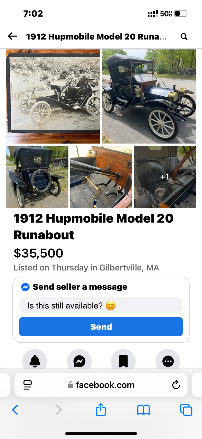 1912 Hupmobile model 20 Runabout , not mine. - "Not Mine" Automobiles ...