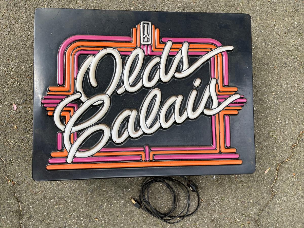Oldsmobile Calais lighted sign for sale - Oldsmobile - General ...