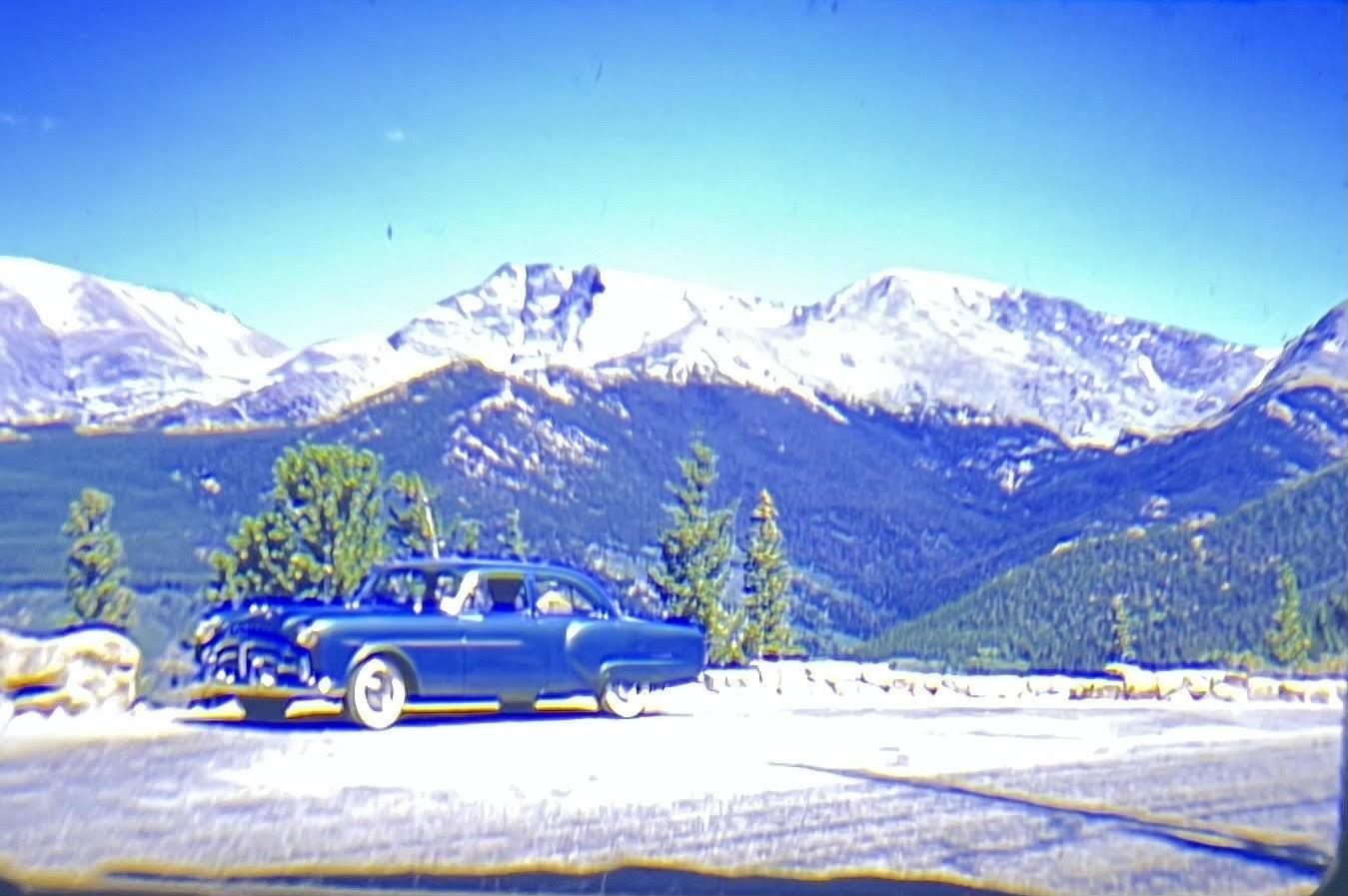 What the heck is the model and year of this blue car ca. 1950 slide in ...