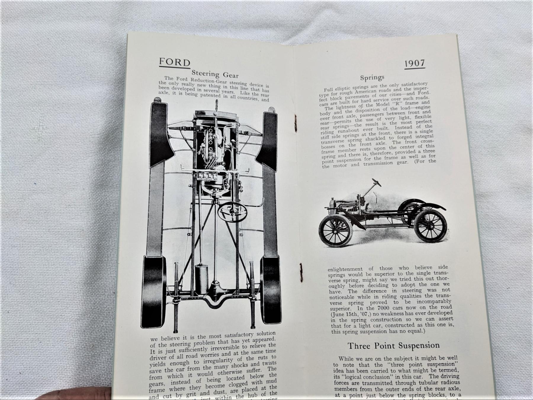 FORD 1907 MODEL R,K,L OLDER REPRINT - Automobiles and Parts - Buy/Sell ...