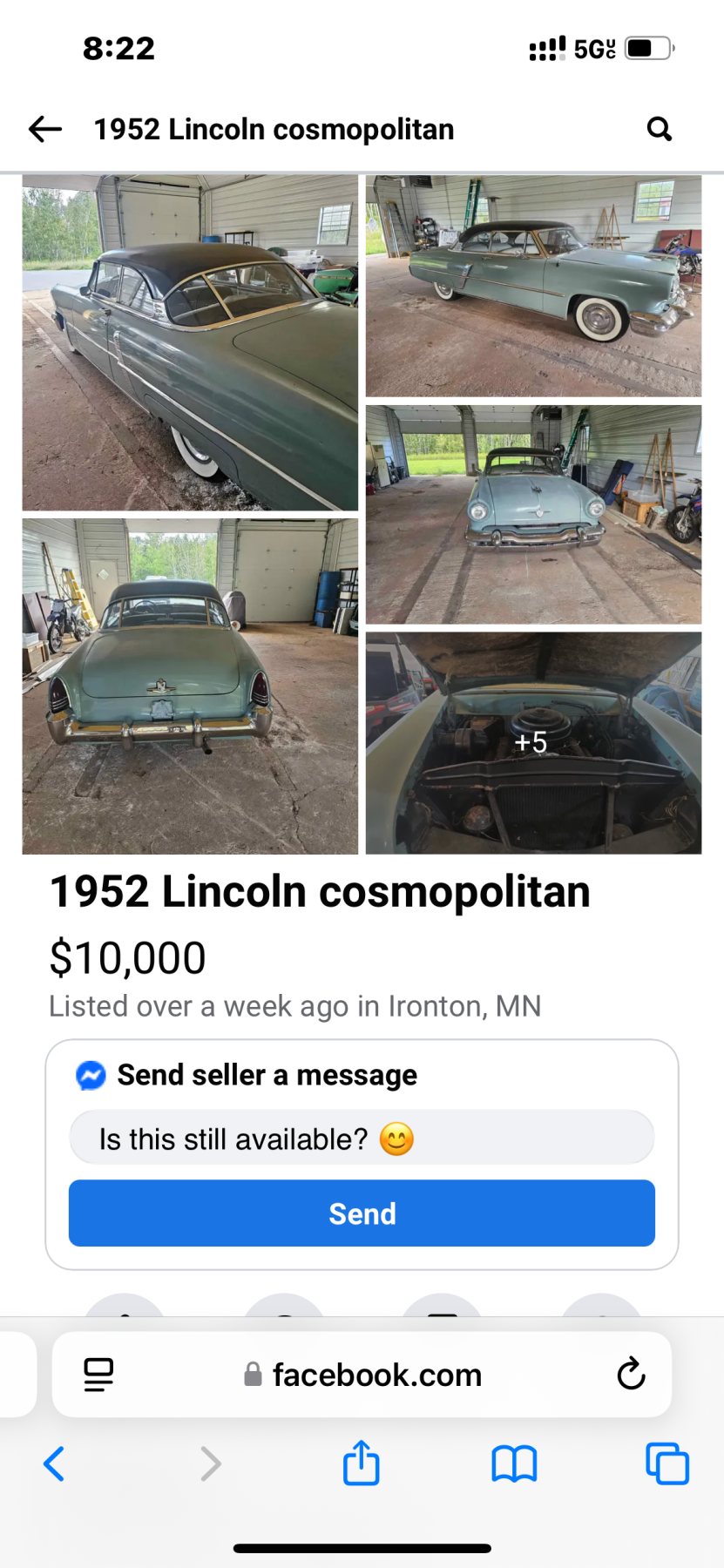 1952 Lincoln Cosmopolitan, not mine. - "Not Mine" Automobiles For Sale ...