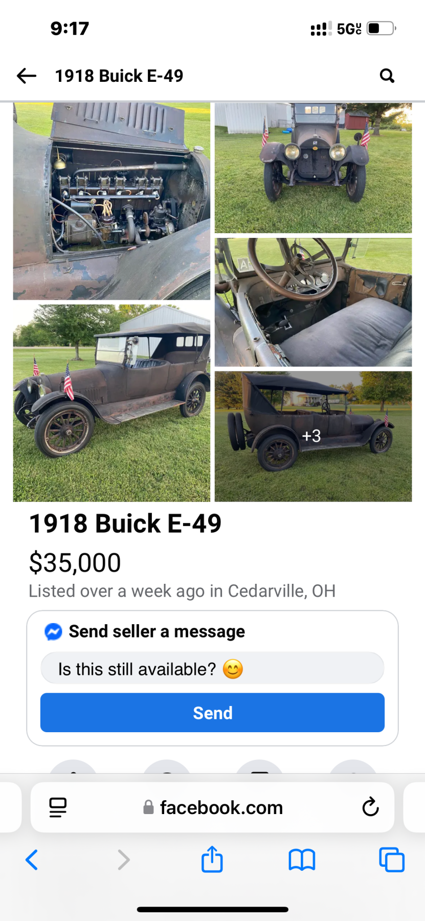 1918 Buick E-49, not mine. - "Not Mine" Automobiles For Sale - Antique ...