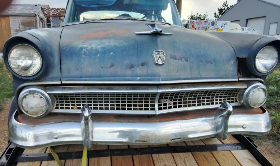 For Sale:1955 Ford Customline 2dr Sedan, 272 V8, 3-speed w/OD - Project ...