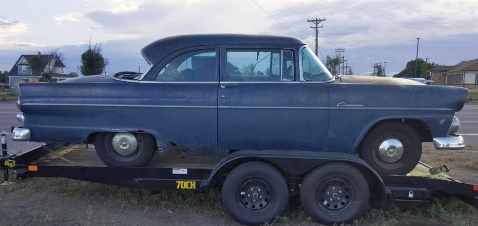 For Sale:1955 Ford Customline 2dr Sedan, 272 V8, 3-speed w/OD - Project ...