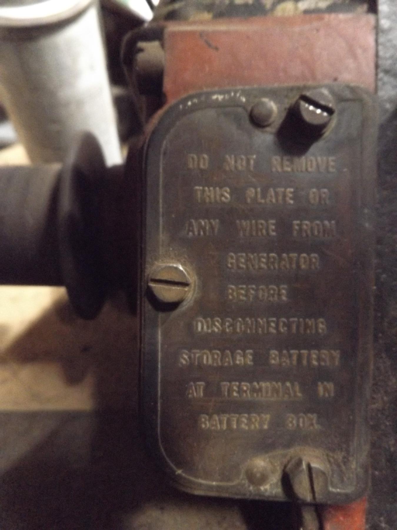 DELCO Generator, Home Lighting or Auto Red Bug power source? - What is ...
