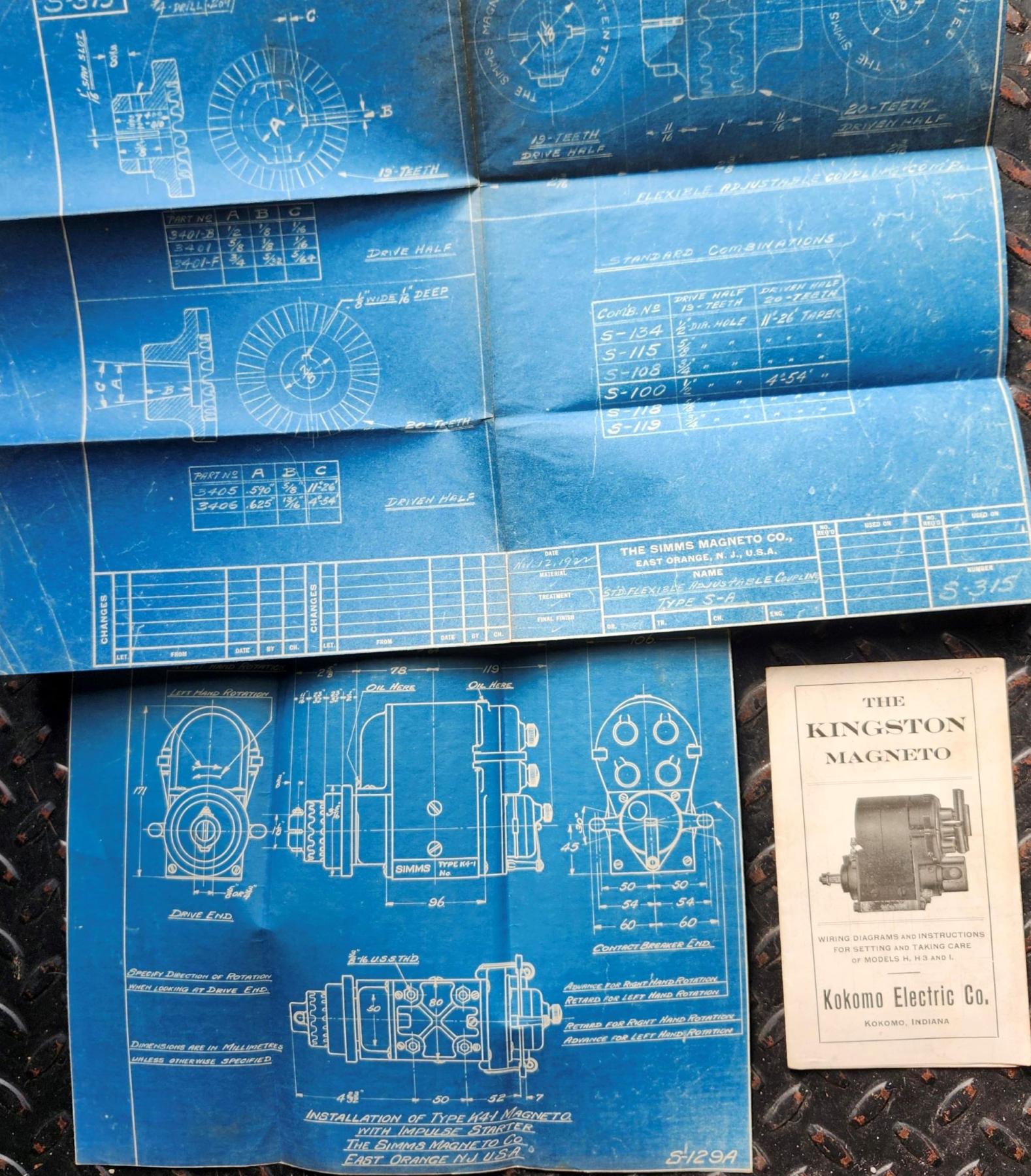 For Sale: Original Early Magneto Literature from Simms, Berling ...