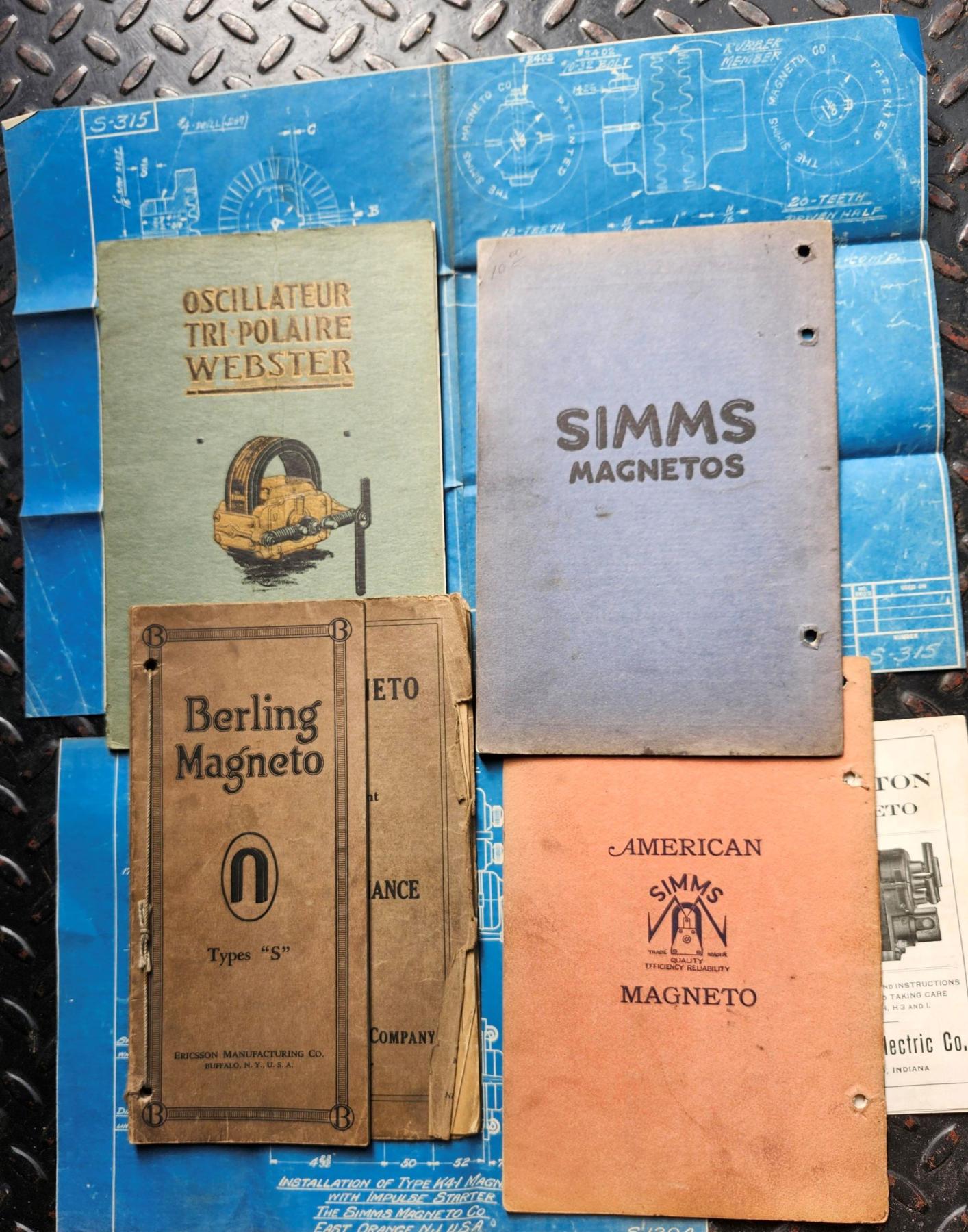 SOLD: Original Early Magneto Literature from Simms, Berling. Kingston ...