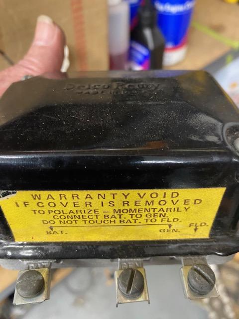 Polarizing generator on a 37 Buick with a four terminal voltage ...
