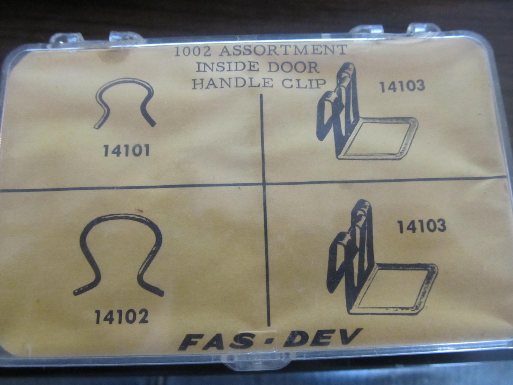 FAS DEV INSIDE DOOR HANDLE CLIPS? - What is it? - Antique Automobile ...