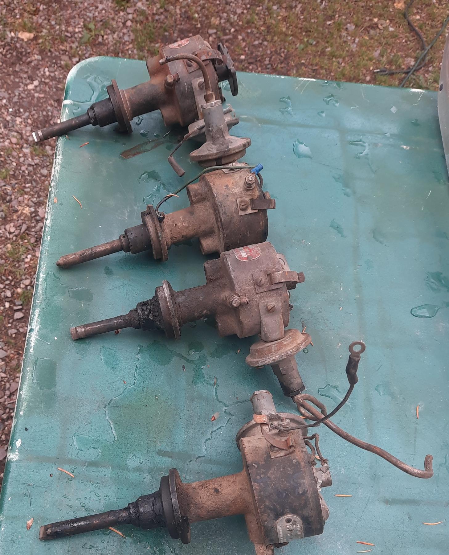 (4) Mopar Prestolite Dual Point Distributors. 4 available - Parts For ...