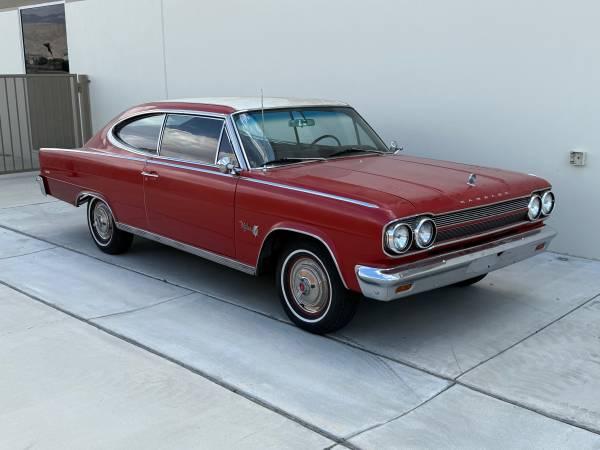 1965 AMC RAMBLER MARLIN FASTBACK - $15,500 (Palm Springs) - "Not Mine ...