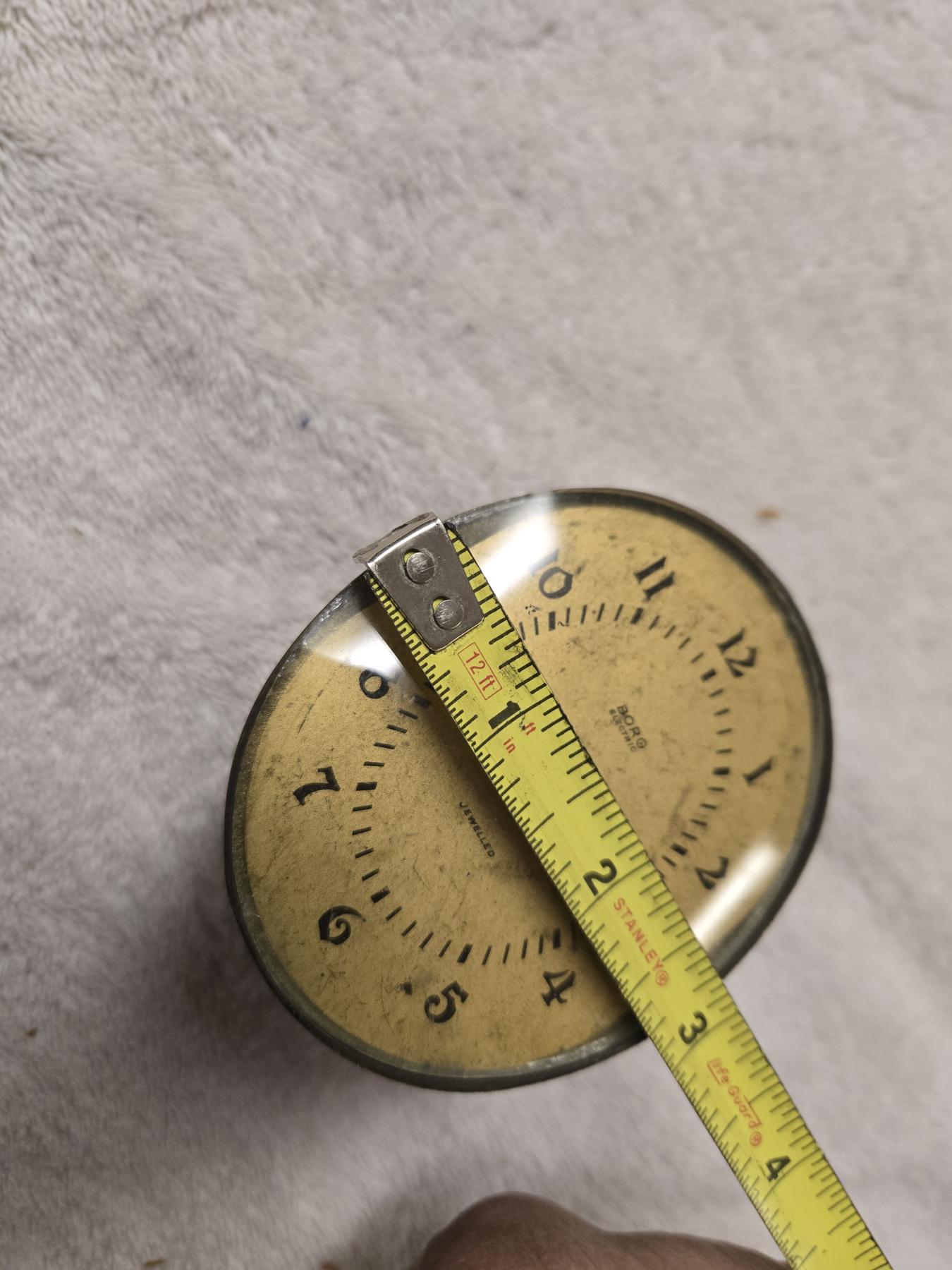 1920'S BORG ELECTRIC JEWELED CLOCK BRASS BODY - What is it? - Antique ...