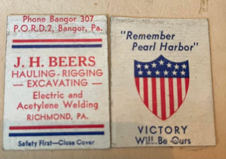 Seeking information on 1904 Pennsylvania registrations, or Joe Beers of ...