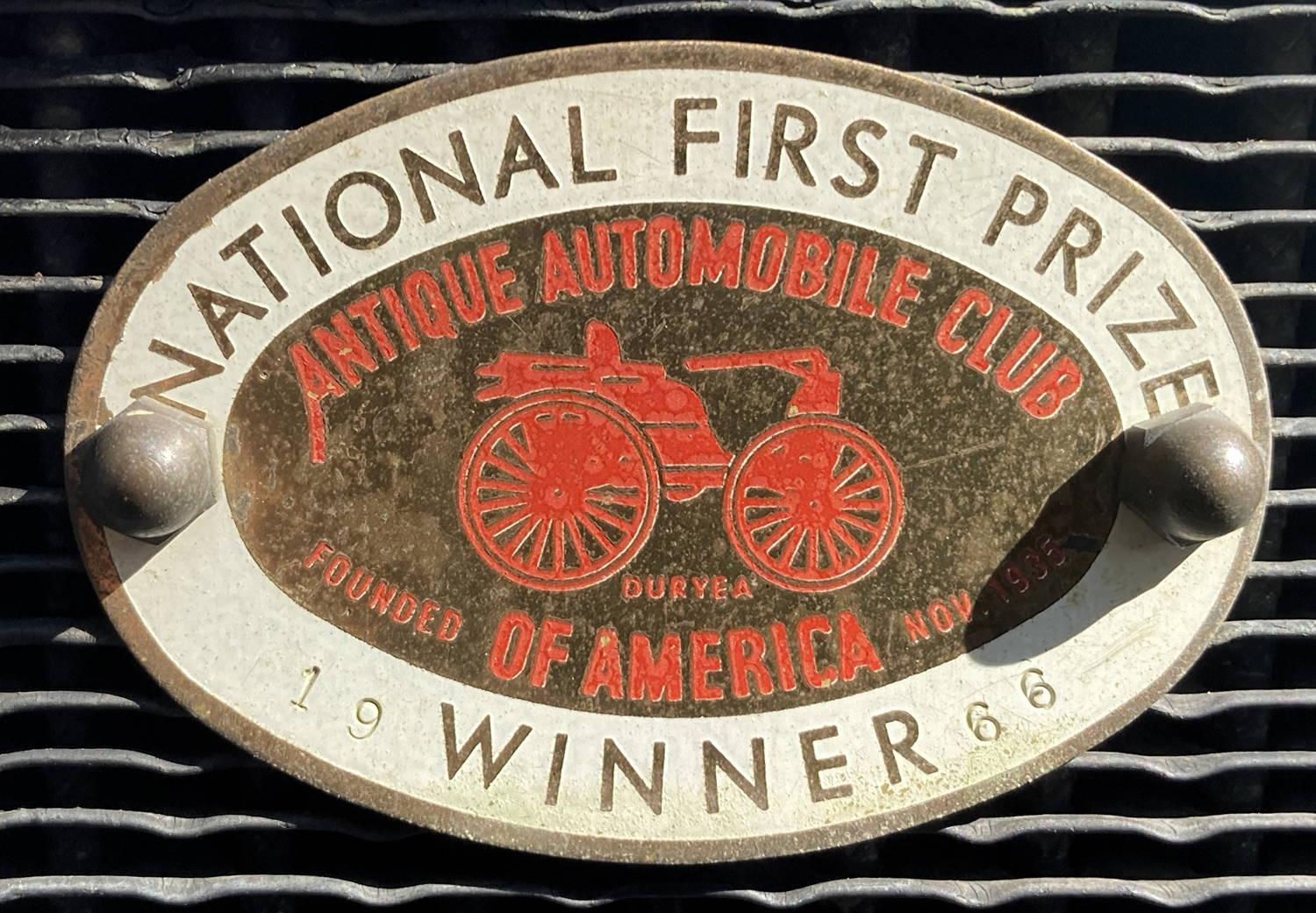 Just bought a Model A that won an AACA First Prize in 1966! - General ...