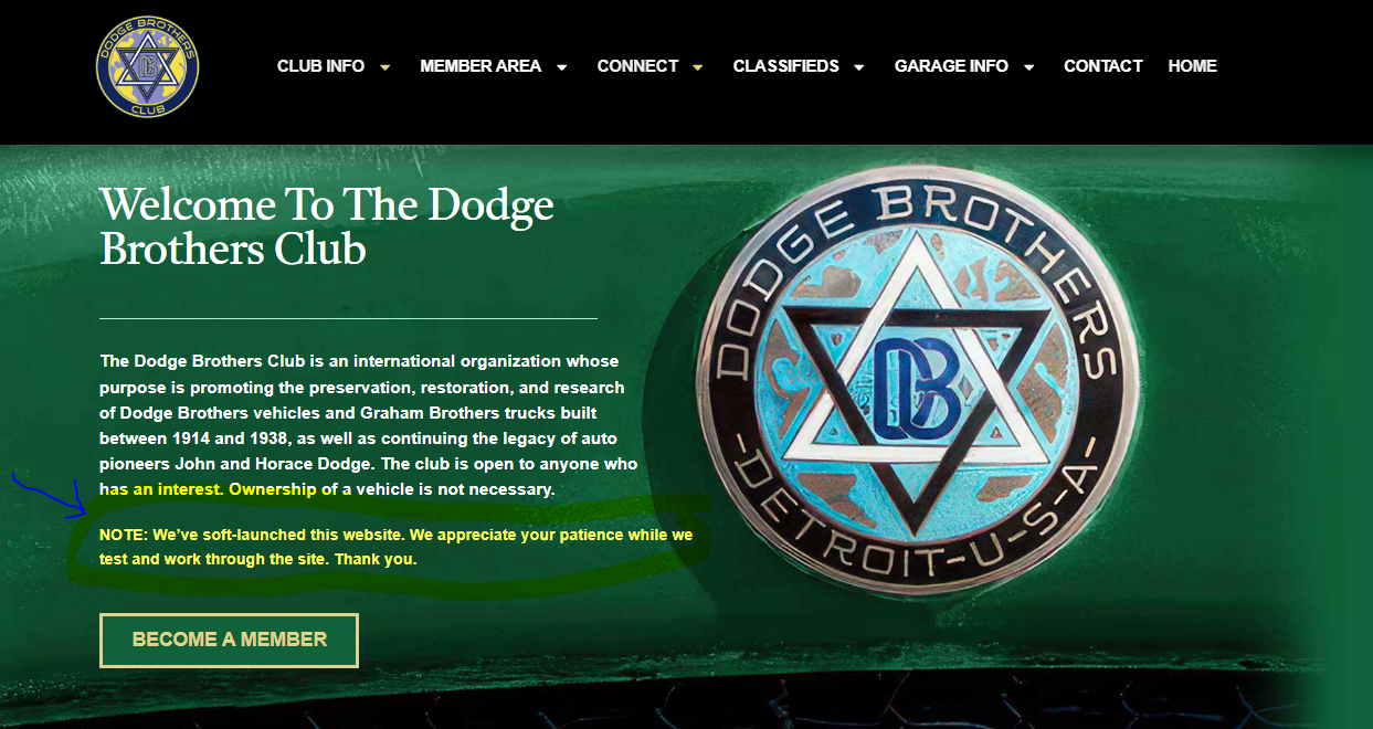 Club Website - Dodge & Dodge Brothers - Antique Automobile Club of ...