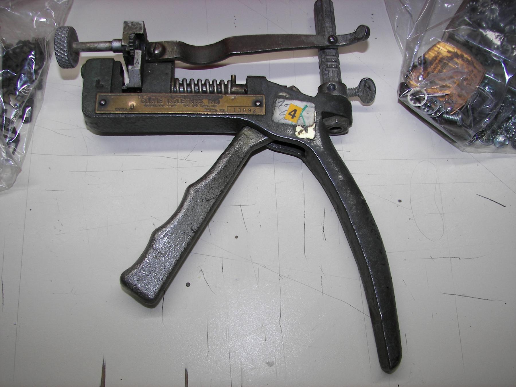 For Sale Curtis Key Clipper, Code Book & Misc. Lock & Key Parts ...